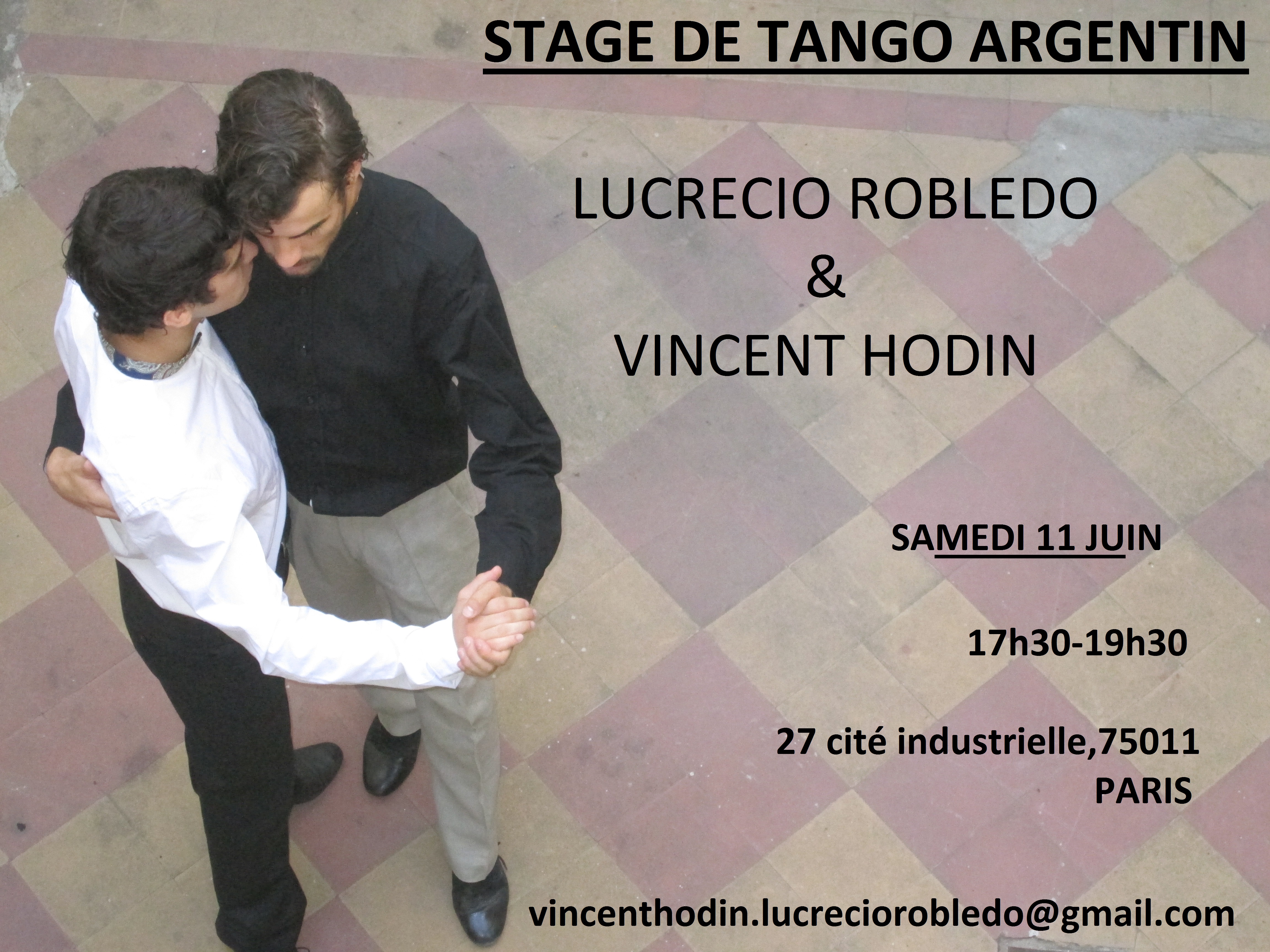 Lucrecio Robledo et Vincent Hodin - Apprendre à Danser le Tango
